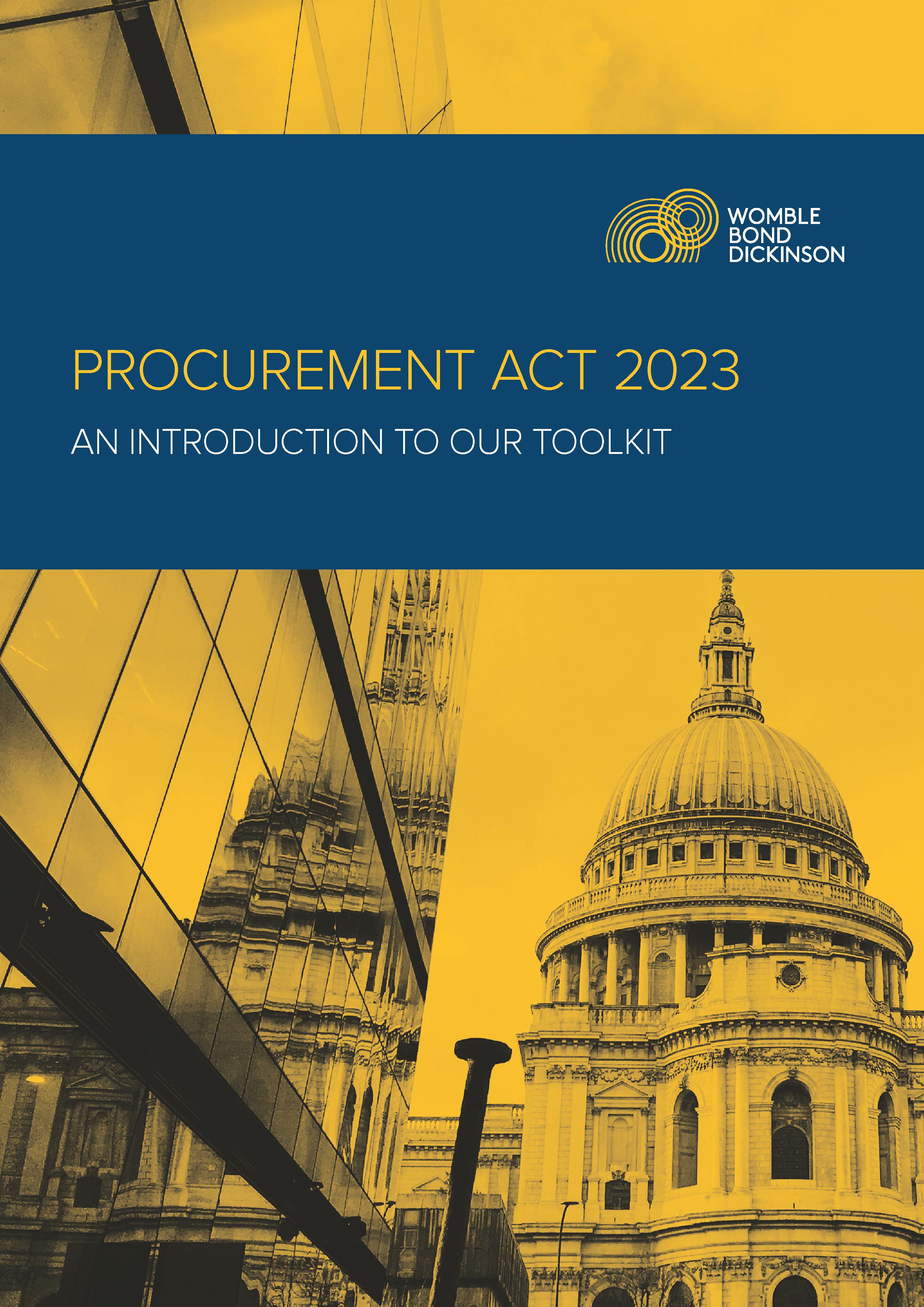 Procurement Act 2023: an introduction to our toolkit | Womble Bond Dickinson